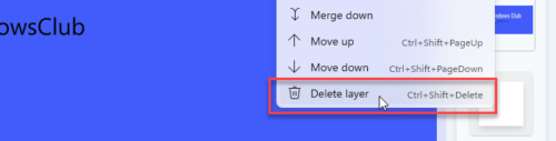 How to use Layers in Paint in Windows 11