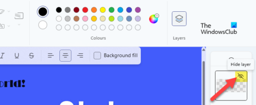 How to use Layers in Paint in Windows 11