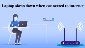 Laptop slows down when connected to internet in Windows 11