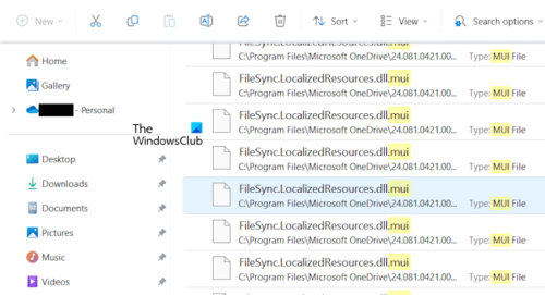 What are MUI and PF files in Windows computers?