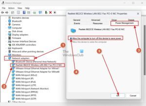 Network Adapter automatically disables itself randomly Windows 11