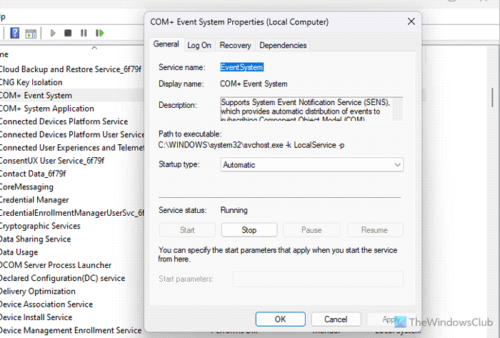 Failed to create System Restore Point (0x80070422)