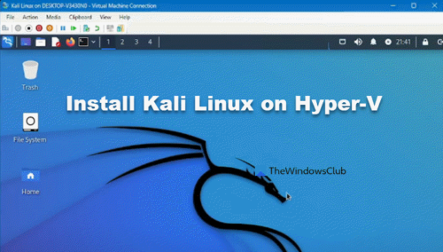 How to install Kali Linux on Hyper-V in Windows 11