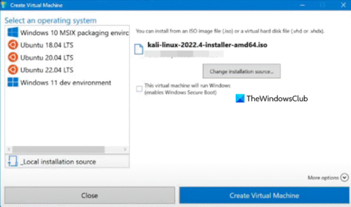 How to install Kali Linux on Hyper-V in Windows 11
