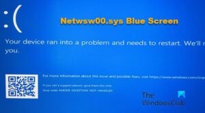 Fix Netwsw00.sys Blue Screen on Windows 11