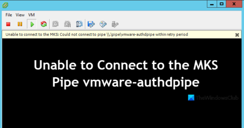 Unable to connect to the MKS while connecting to Remote Console