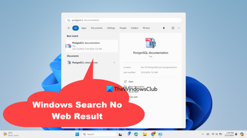 Windows Search No Web Results [Fix]