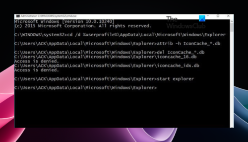 How to fix Broken Icons in Windows 11