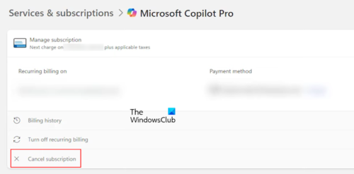 How to cancel Copilot Pro Subscription and get a Refund