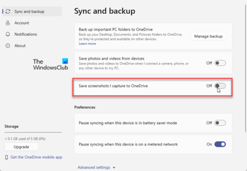 How to restore Screenshot folder in Windows 11