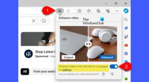 Disable or Enable Video Quality Enhancer in Microsoft Edge