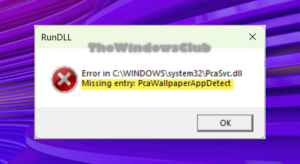 Missing Entry PCAWallpaperAppDetect in Windows 11 [Fix]