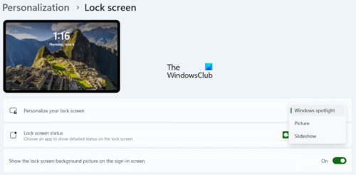 How to remove Lock Screen Widgets in Windows 11