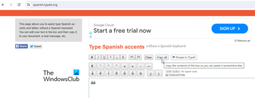 How to put accents on letters in Windows?