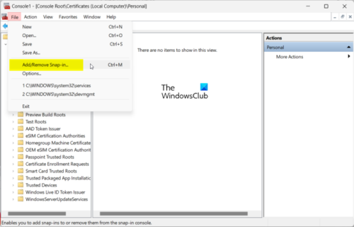 Generate Certificate Signing Request (CSR) in Windows Server