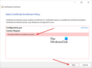 Generate Certificate Signing Request (CSR) in Windows Server