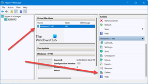 How to Rename, Upgrade or Delete Hyper-V Virtual Machine