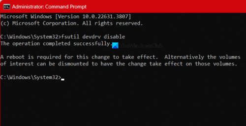 Enable Or Disable Create Dev Drive In Windows 11