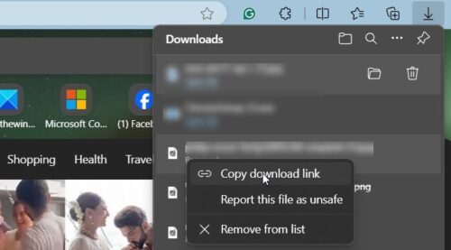 Edge or Chrome automatically deletes Downloaded files
