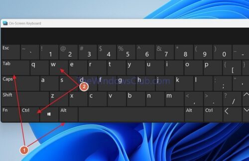 How to close a window when using Alt + Tab in Windows 11