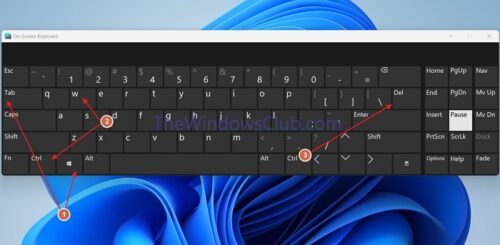 How to close a window when using Alt + Tab in Windows 11