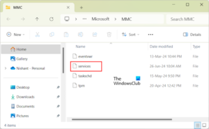 How to reset Services.msc console in Windows 11/10