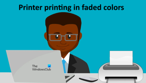 Printer printing in faded colors on Windows computer