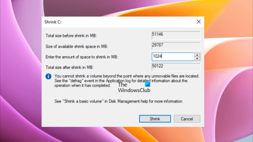 How to add Recovery Partition in Windows 11