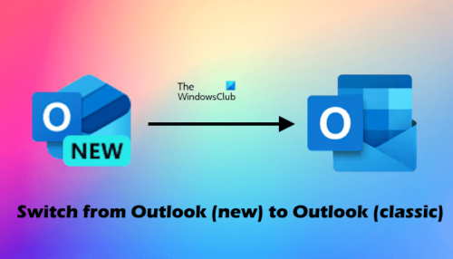 How to switch from Outlook (new) to Outlook (classic)
