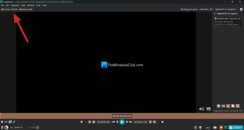 Add or remove Multiple Audio Tracks in a Video on Windows PC