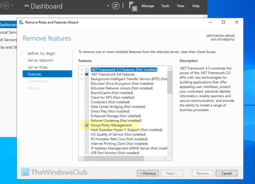 Add Group Policy Management Console in Windows Server 2022