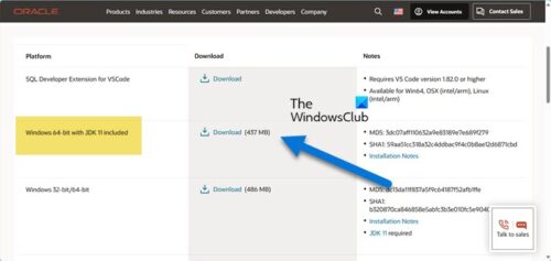 How to install SQL Developer in Windows 11