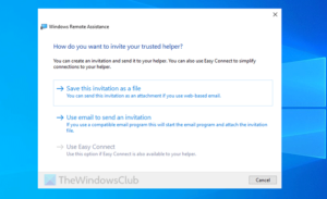 Enable, disable, set up, use Remote Assistance in Windows Server