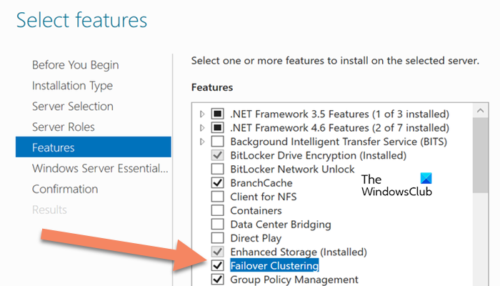 How to create a Failover Cluster in Windows Server