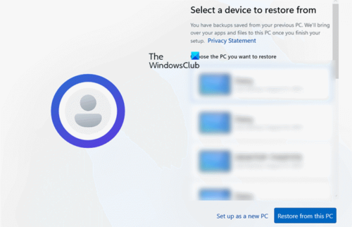 How to use Windows Backup app in Windows 11