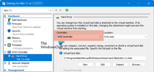 Error applying Hard Drive changes in Hyper-V [Fix]