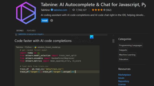 What are best free AI Extensions for Visual Studio Code?