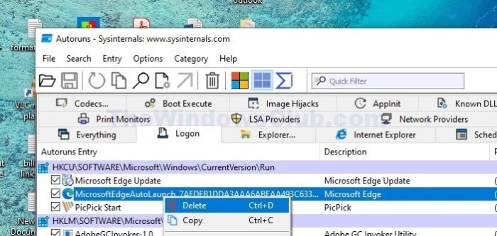 A number and code in Startup Task Manager [Fix]