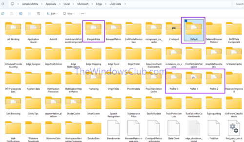 How to create Profile shortcuts for different Edge Profiles