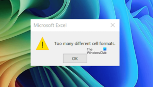 Too many different cell formats Excel error [Fix]