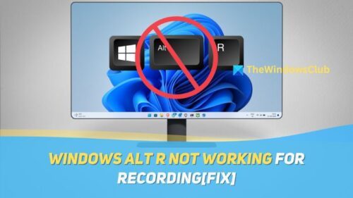 Windows Alt R not working for recording [Fix]