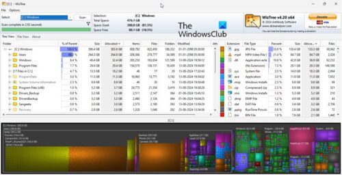 What are best WinDirStat alternatives?