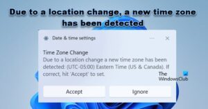 Time Zone keeps changing automatically in Windows 11 [Fix]