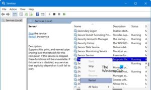 Error 0x8007003A Specified server cannot perform requested operation