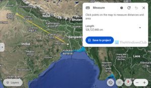 How to use Google Earth within Browser to measure Distance?