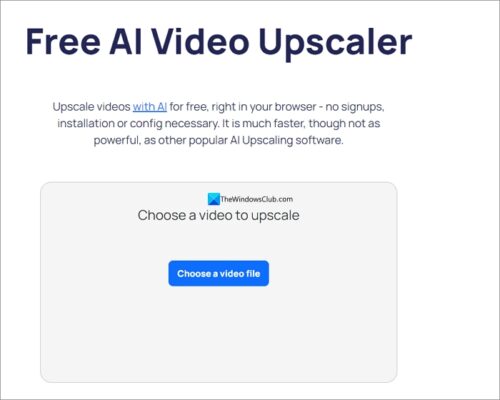 How to upscale videos without restrictions on Windows PC for free