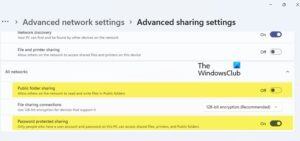 What are Public folders in User folder in Windows 11
