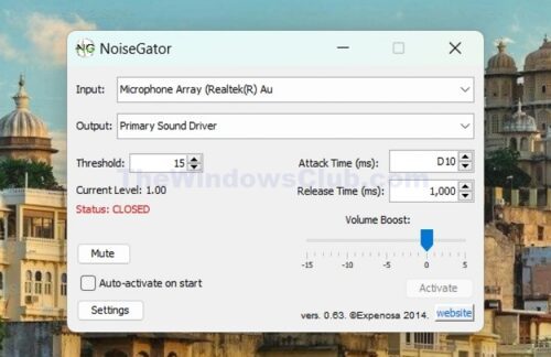 Reduce Mic background noise using Voice Focus on Windows 11