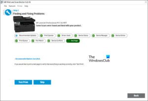 HP Print and Scan Doctor will fix Printer problems on Windows PC
