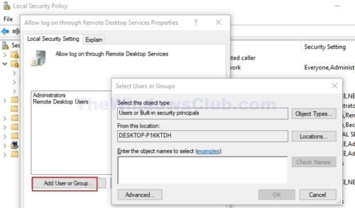 System administrator has restricted types of logon you may use